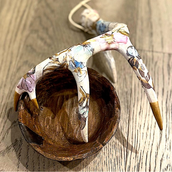 Handmade | Accents | Cottagecore Decorated Antler | Poshmark